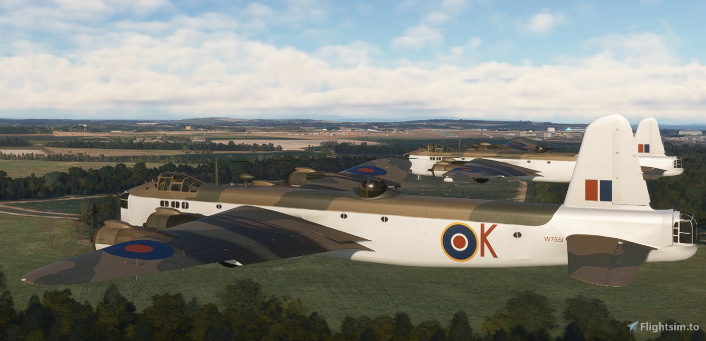 Coastal Command livery for Virtavia Short Stirling for Microsoft Flight ...