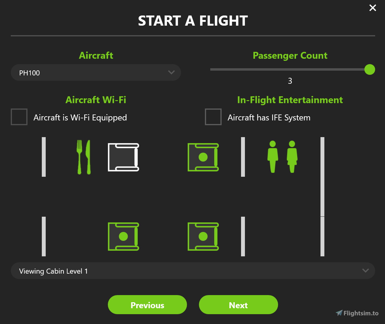 Cockspur PH100 PACX Layout for Microsoft Flight Simulator | MSFS