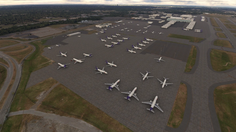 KMEM Fedex Terminal Complete Makeover for Microsoft Flight Simulator | MSFS