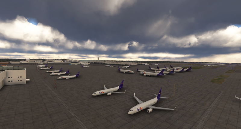 KMEM Fedex Terminal Complete Makeover for Microsoft Flight Simulator | MSFS