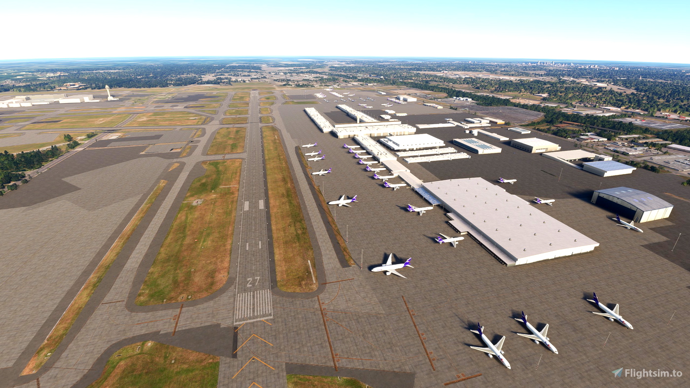 Flightsim.to - Activities - Release - Complete Makeover KMEM Fedex Terminal
