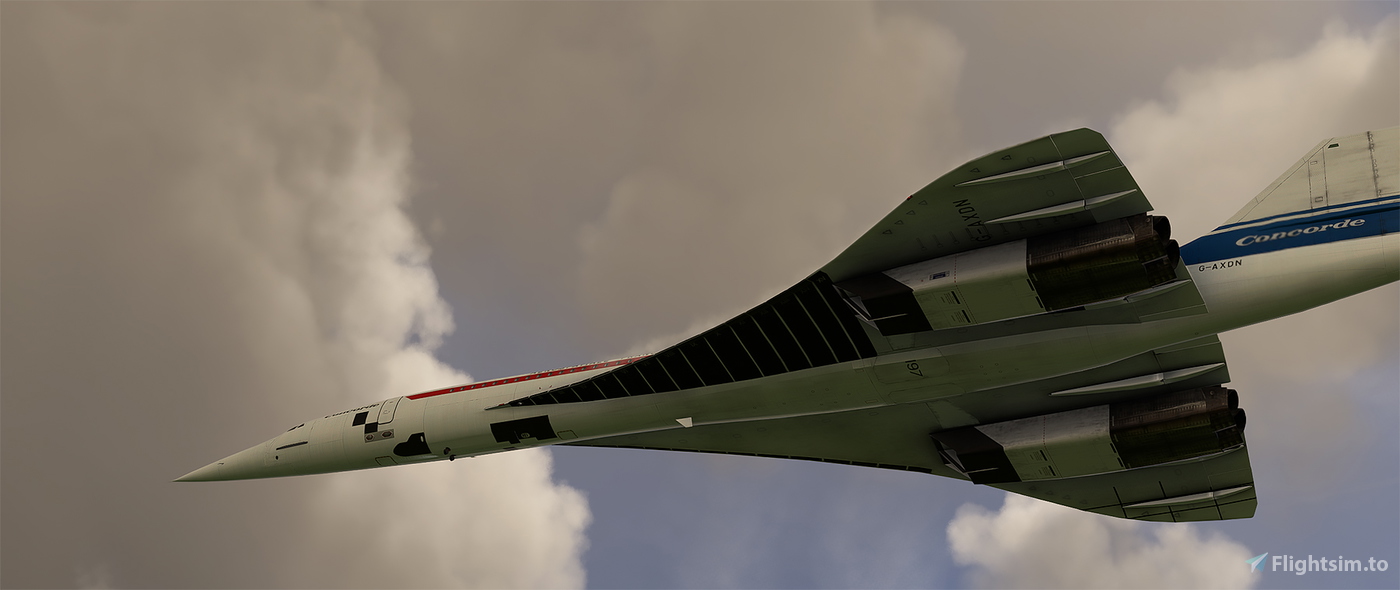 Concorde British Pre Production (101) 01 G-AXDN for Microsoft Flight ...