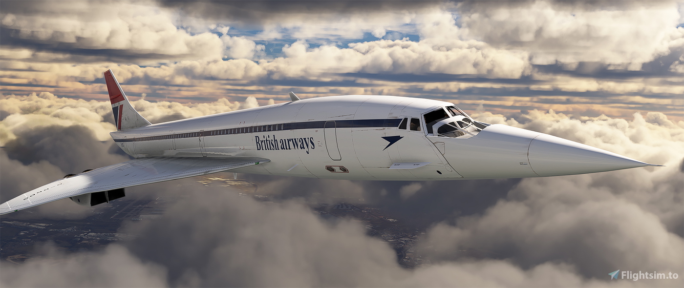 Concorde BAC G-BBDG for Microsoft Flight Simulator | MSFS