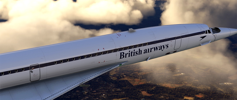 Concorde BAC G-BBDG for Microsoft Flight Simulator | MSFS