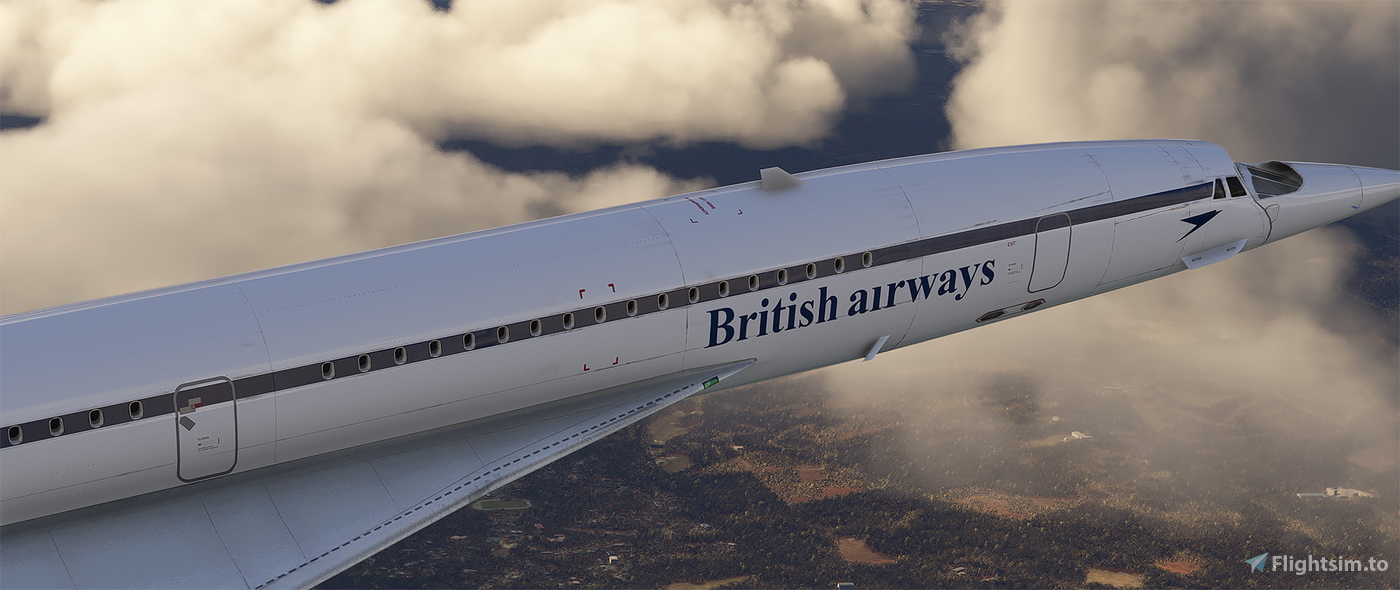 Concorde BAC G-BBDG for Microsoft Flight Simulator | MSFS