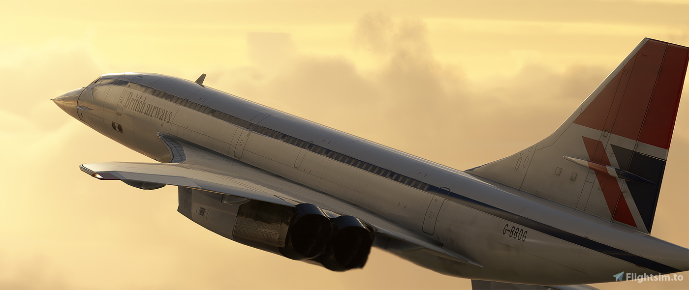 Concorde BAC G-BBDG for Microsoft Flight Simulator | MSFS