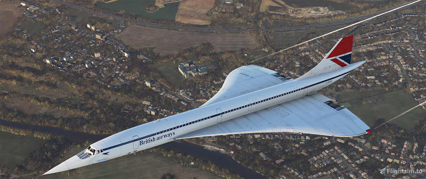 Concorde BAC G-BBDG for Microsoft Flight Simulator | MSFS