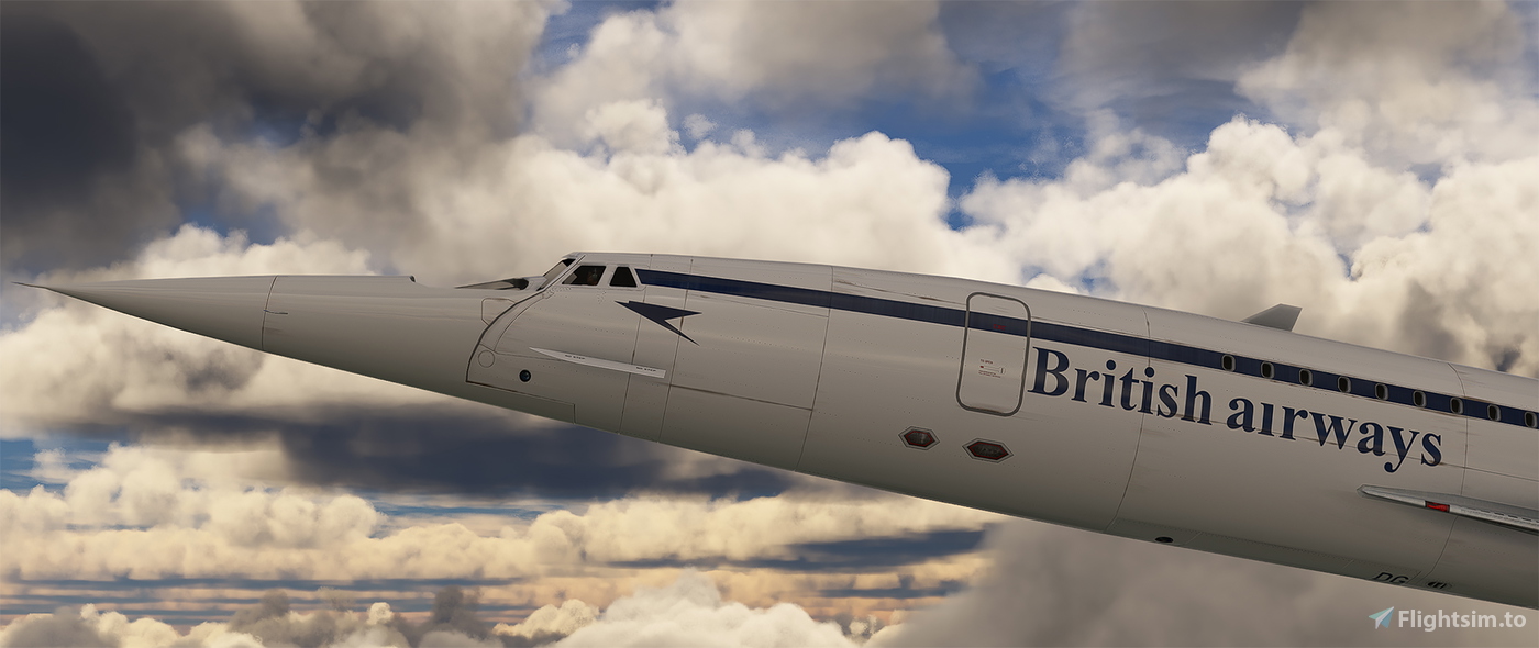 Concorde BAC G-BBDG for Microsoft Flight Simulator | MSFS