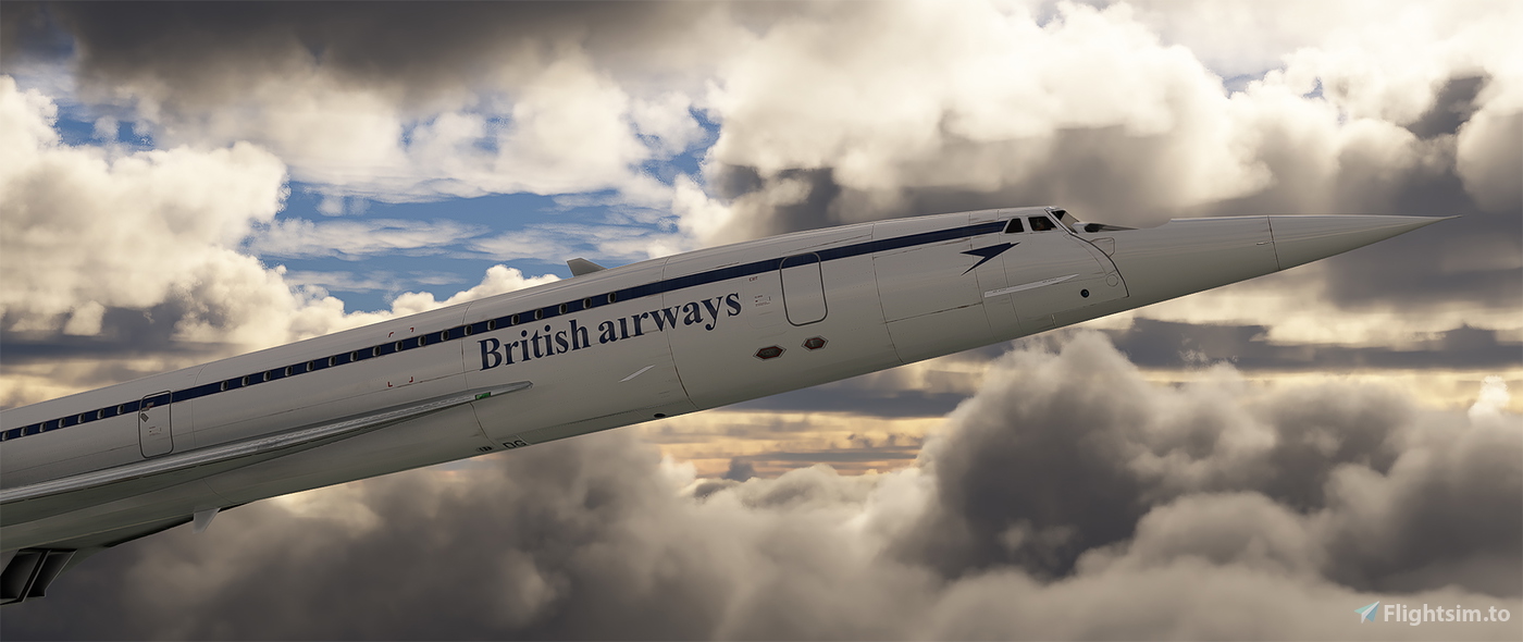 Concorde BAC G-BBDG for Microsoft Flight Simulator | MSFS