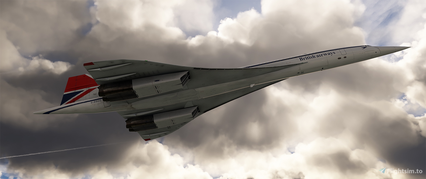 Concorde BAC G-BBDG for Microsoft Flight Simulator | MSFS