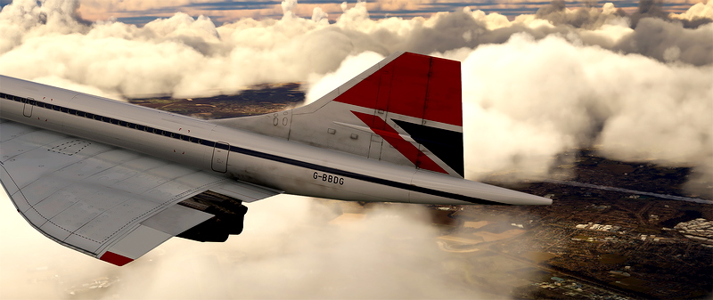 Concorde BAC G-BBDG for Microsoft Flight Simulator | MSFS