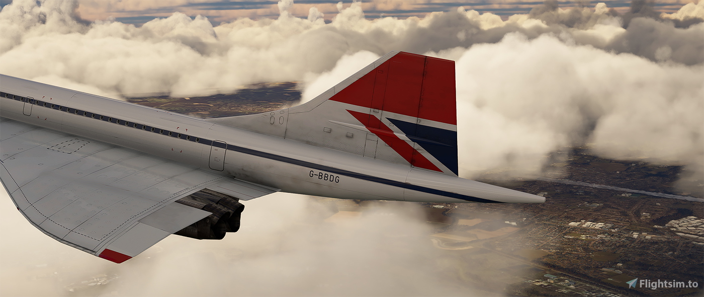 Concorde BAC G-BBDG for Microsoft Flight Simulator | MSFS