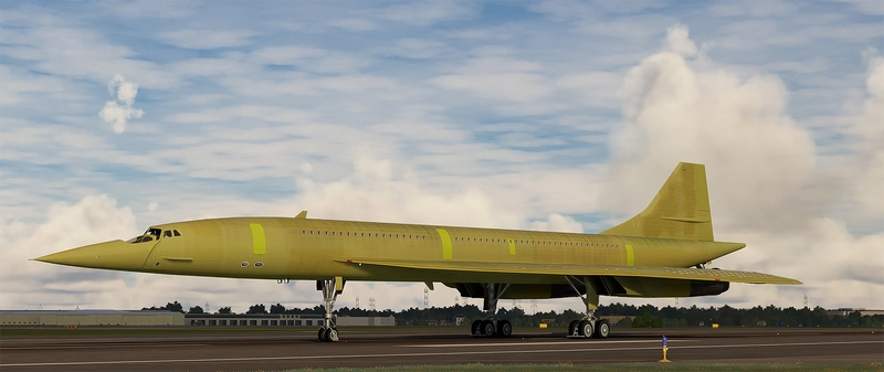 Concorde Factory Roll-out Colors for Microsoft Flight Simulator | MSFS