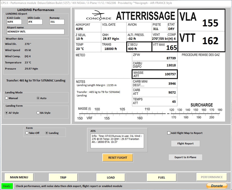 Concorde Performance System New Generation for Microsoft Flight ...