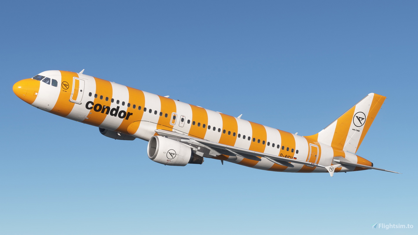 Condor [Pack] w/Cabin Fenixsim A320 [8K+4K] V2 for Microsoft Flight ...