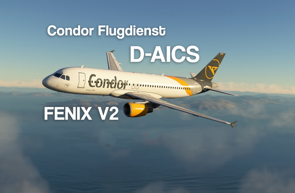 Condor Flugdienst D-AICU (VERSION 2) 8K + 4K w/ custom Cabin FENIX A320 ...
