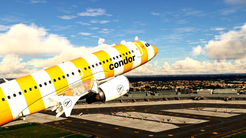 Condor Flugdienst D-AICU (VERSION 2) 8K + 4K w/ custom Cabin FENIX A320 ...
