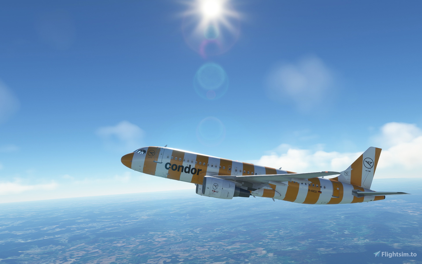 LatinVFR A320ceo Condor Sunshine Livery (D-AICU) 8K für Microsoft ...