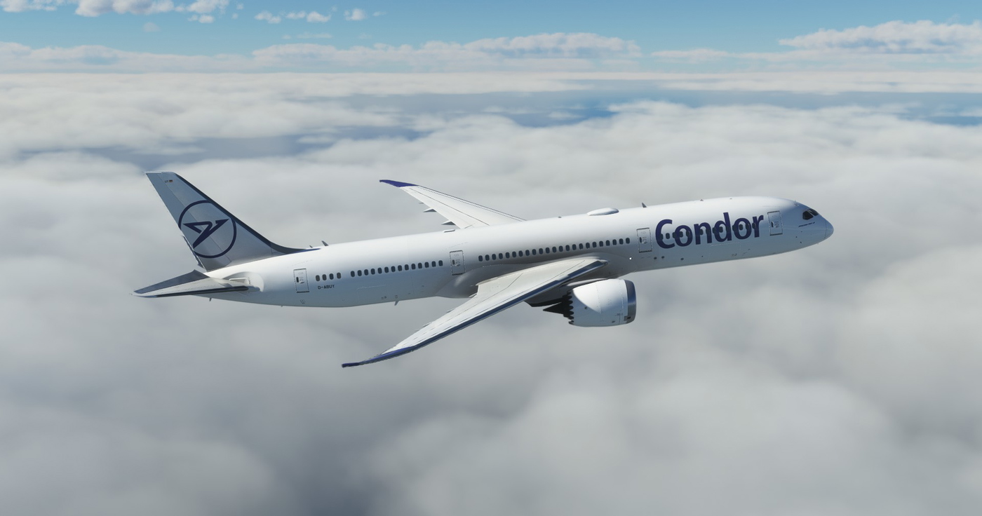Condor "white livery" Horizon Simulations 787-9 GE for Microsoft Flight ...
