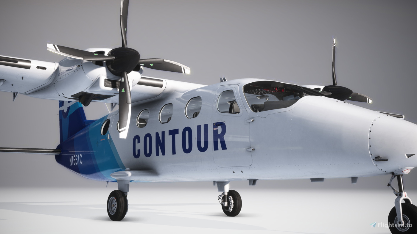 Contour Airlines - FSS Tecnam P2012 Traveller for Microsoft Flight ...
