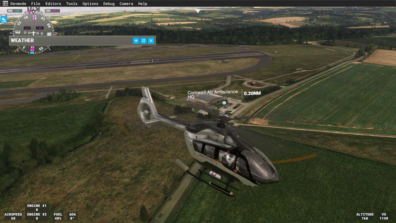 Cornwall Air Ambulance Base (EGHQ) RAF St Mawgan (Helipad) 对于 Microsoft ...