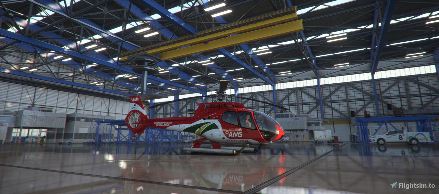 Cowan H130 SA Red Cross AMS for Microsoft Flight Simulator | MSFS