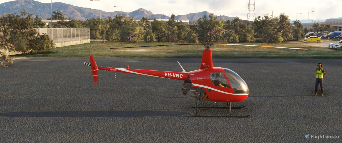 Cowan Simulation R22 VH-VNC Townsville Helicopters for Microsoft Flight ...
