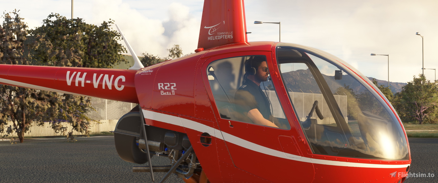 Cowan Simulation R22 VH-VNC Townsville Helicopters for Microsoft Flight ...