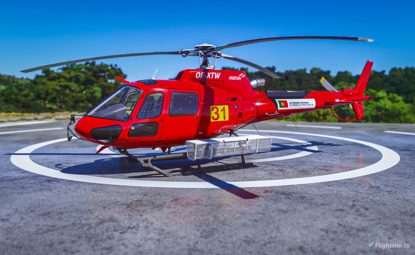 CowanSim AS350/H125 PT | OE-XTW AeroHeli | FS2020 High Quality Livery ...