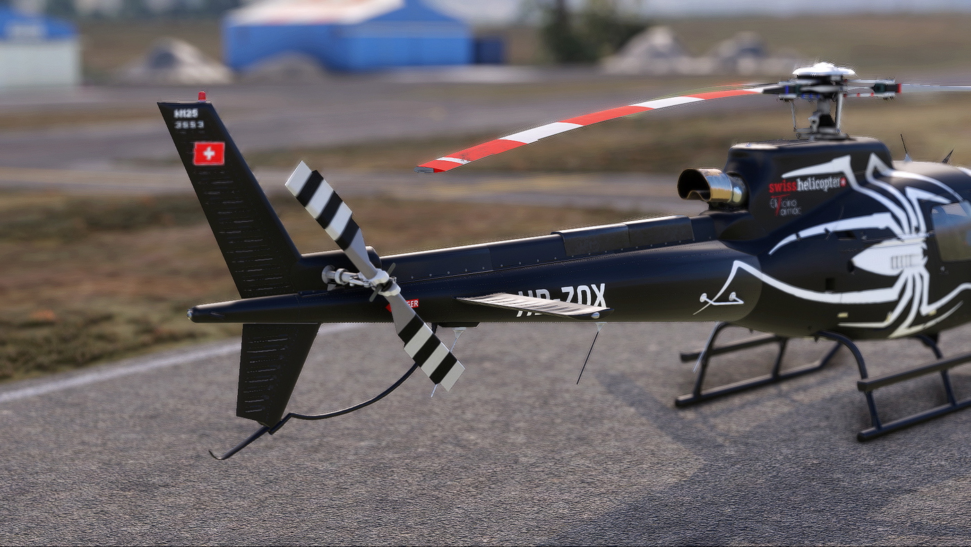 CowanSim H125 - Eliticino Tarmac - HB-ZOX for Microsoft Flight ...
