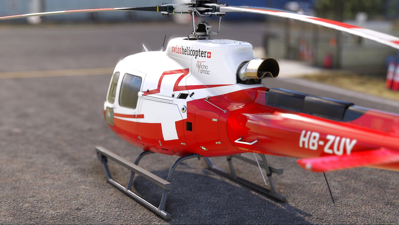 CowanSim H125 - Eliticino Tarmac - HB-ZUY for Microsoft Flight ...