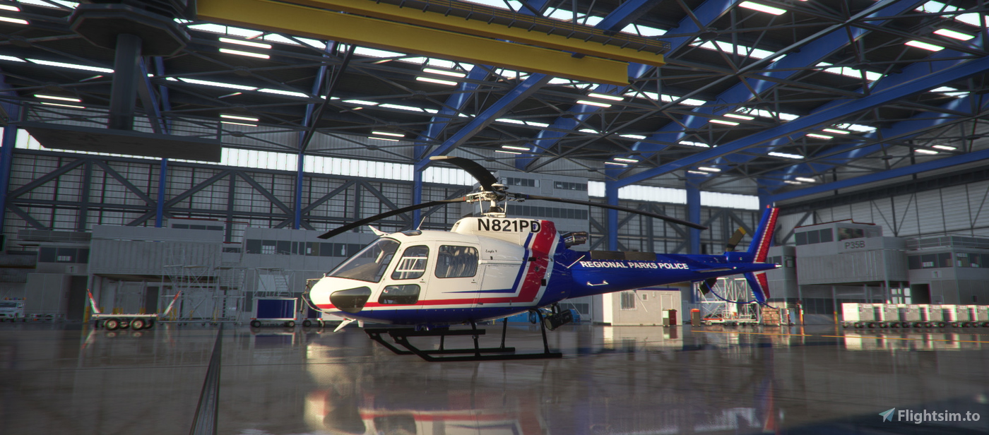 CowanSim H125 N821PD for Microsoft Flight Simulator | MSFS