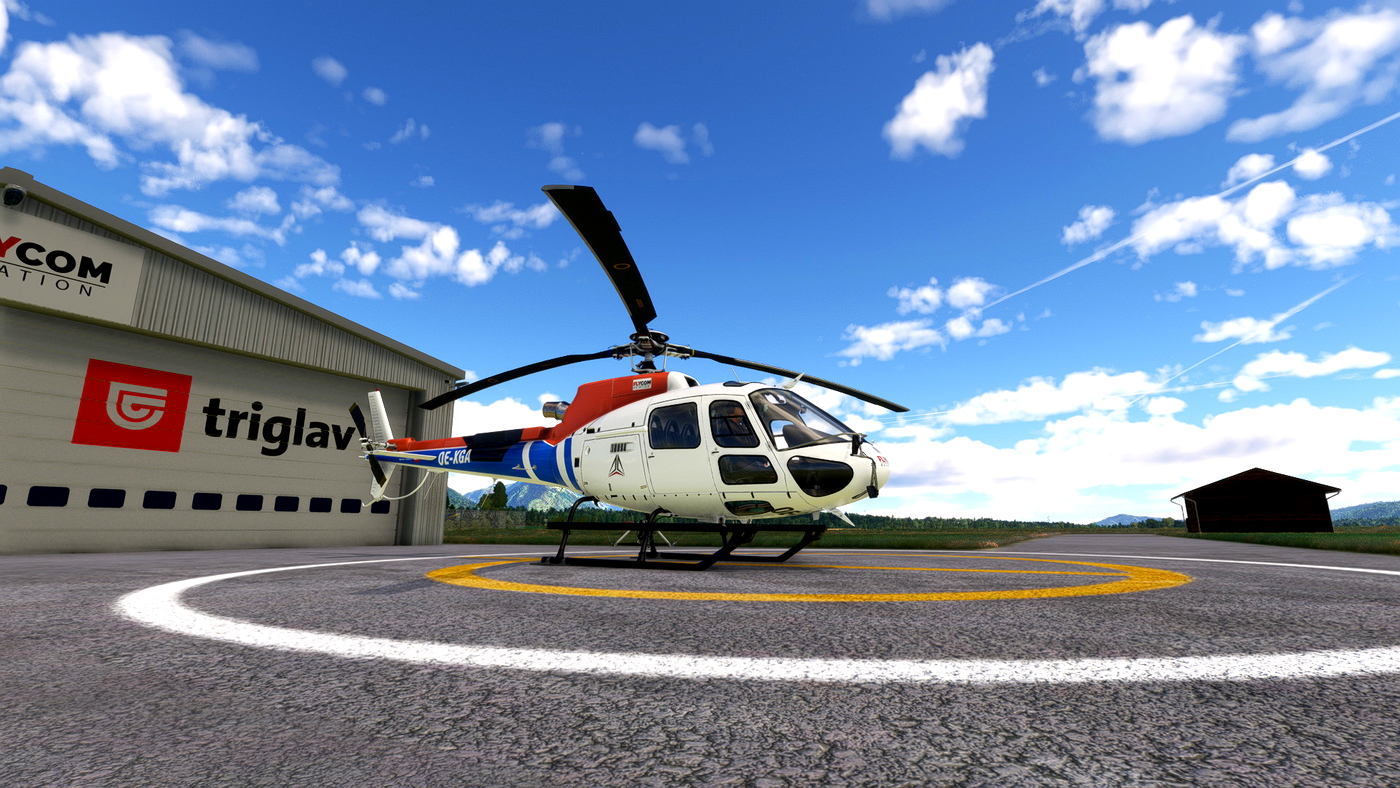 CowanSim H125 OE-XGA Flycom Aviation for Microsoft Flight Simulator | MSFS