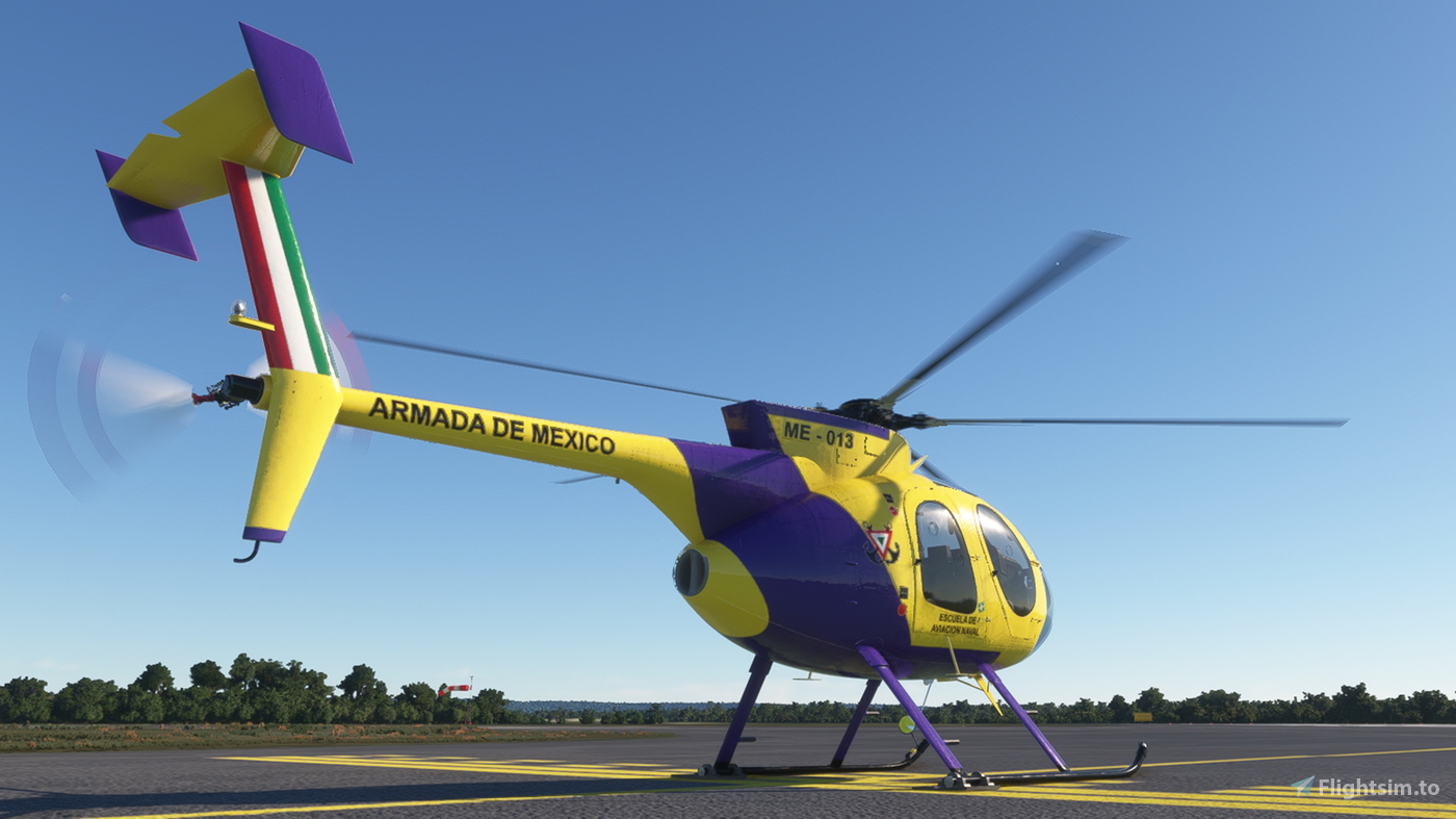 Cowansim MD500E ARMADA DE MEXICO "ME-013" for Microsoft Flight ...