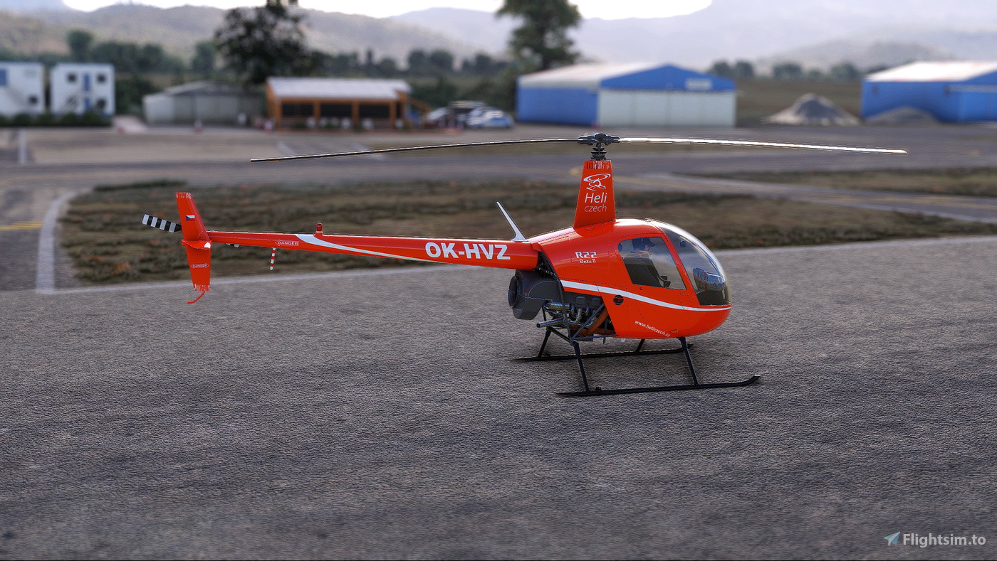 CowanSim R22 - Heliczech OK-HVZ (4k) for Microsoft Flight Simulator | MSFS