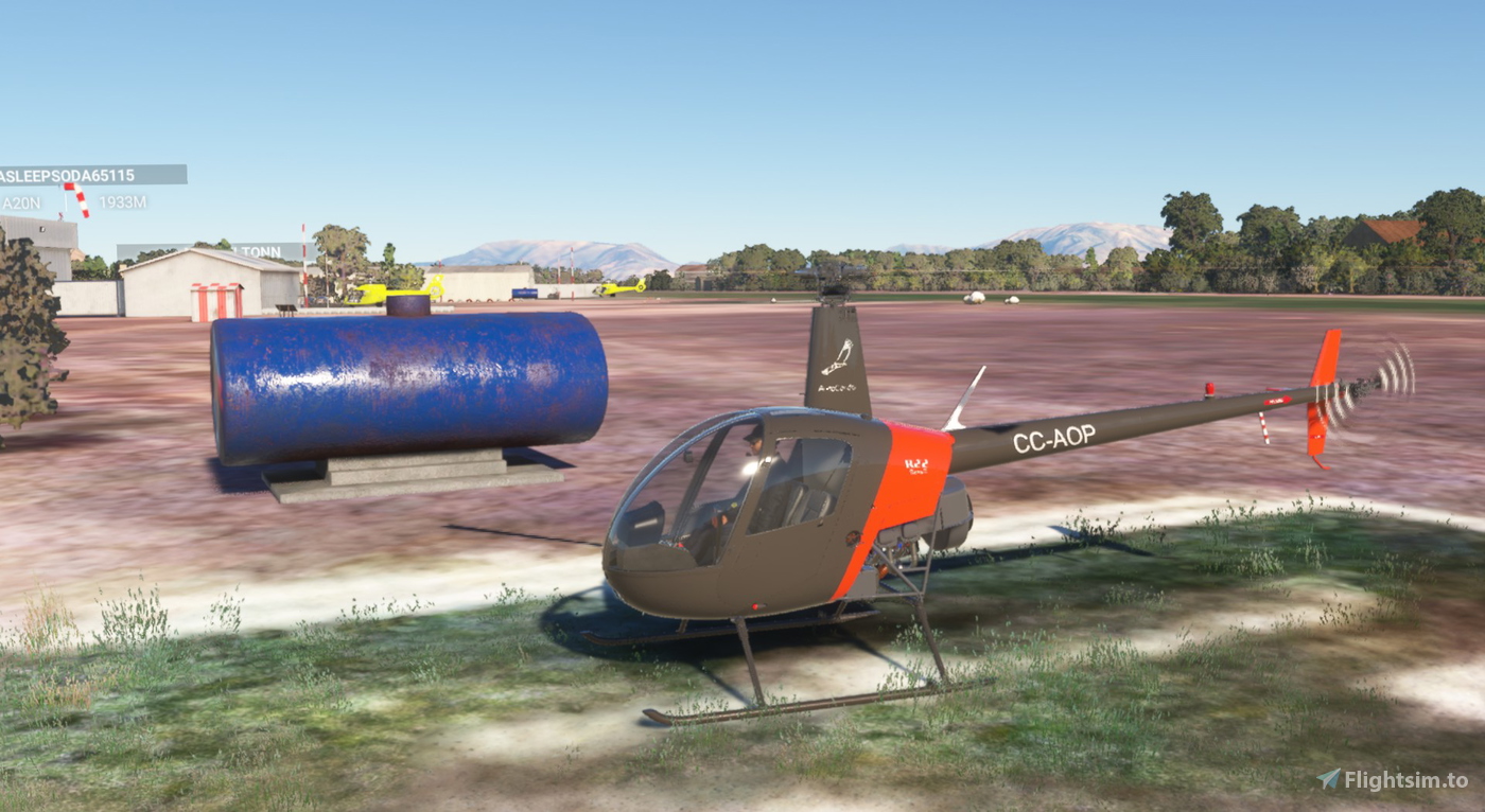 CowanSim R22 Aerocondor CC-AOP for Microsoft Flight Simulator | MSFS