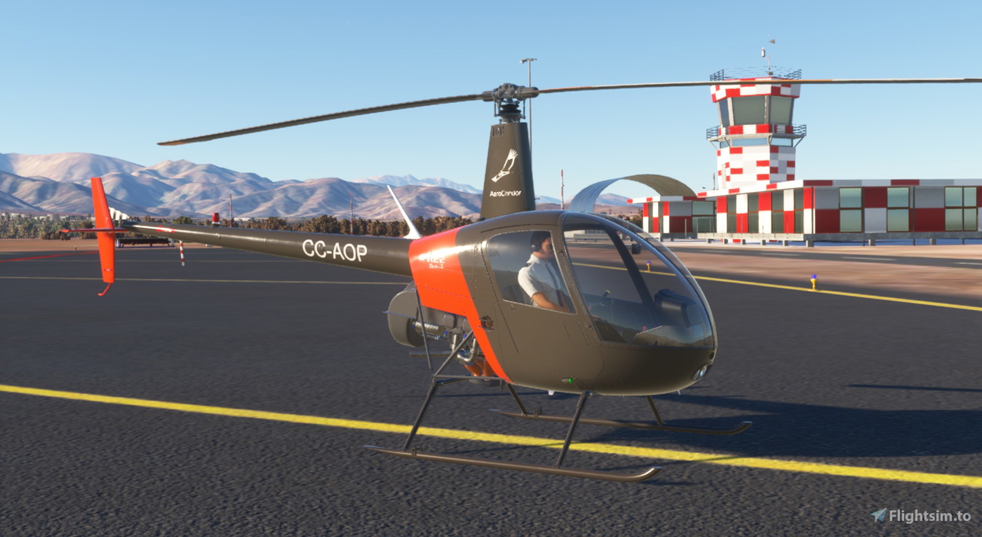 CowanSim R22 Aerocondor CC-AOP for Microsoft Flight Simulator | MSFS