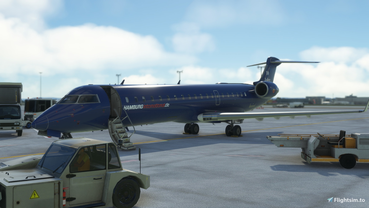 CRJ 700 Hamburg-International 10 Jahre Fictional for Microsoft Flight ...