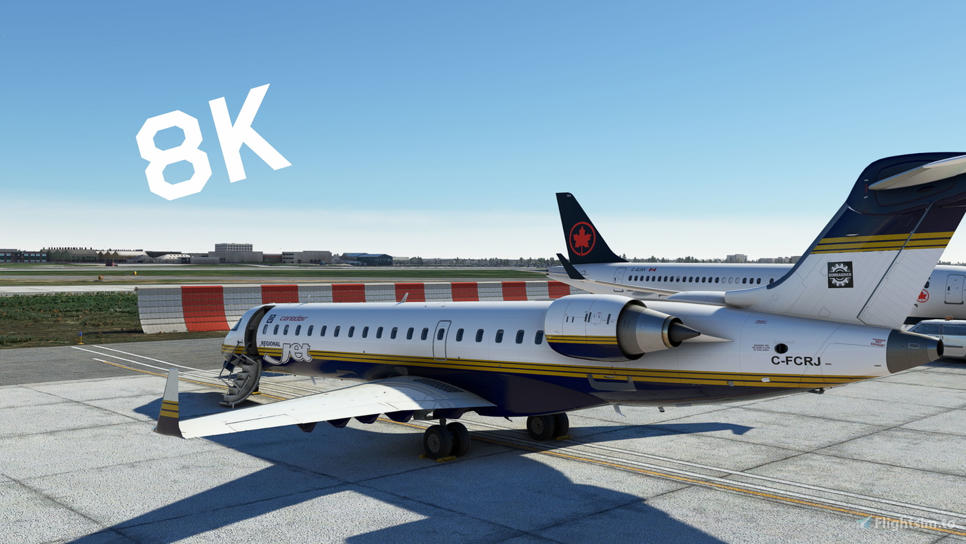 CRJ550 in color of FIRST CRJ200 for Microsoft Flight Simulator | MSFS