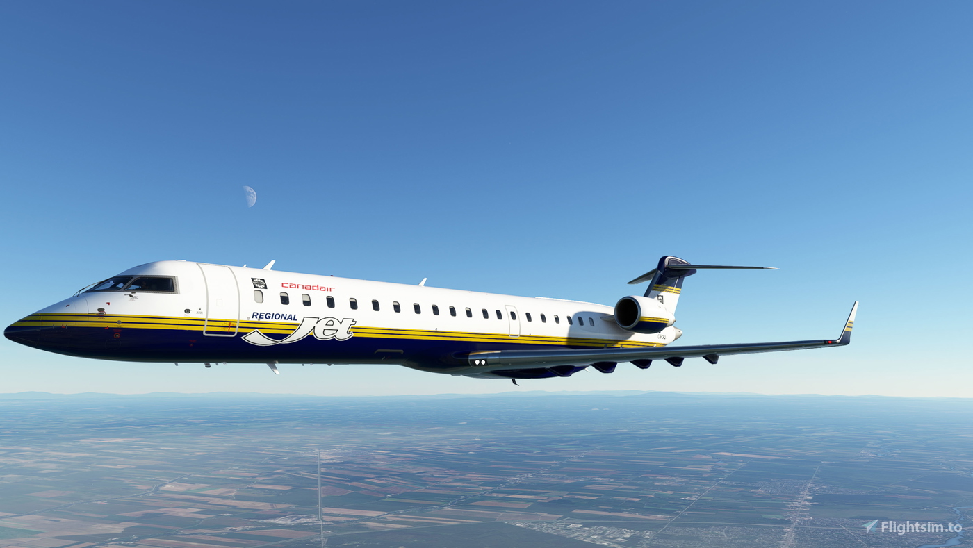 CRJ550 in color of FIRST CRJ200 for Microsoft Flight Simulator | MSFS