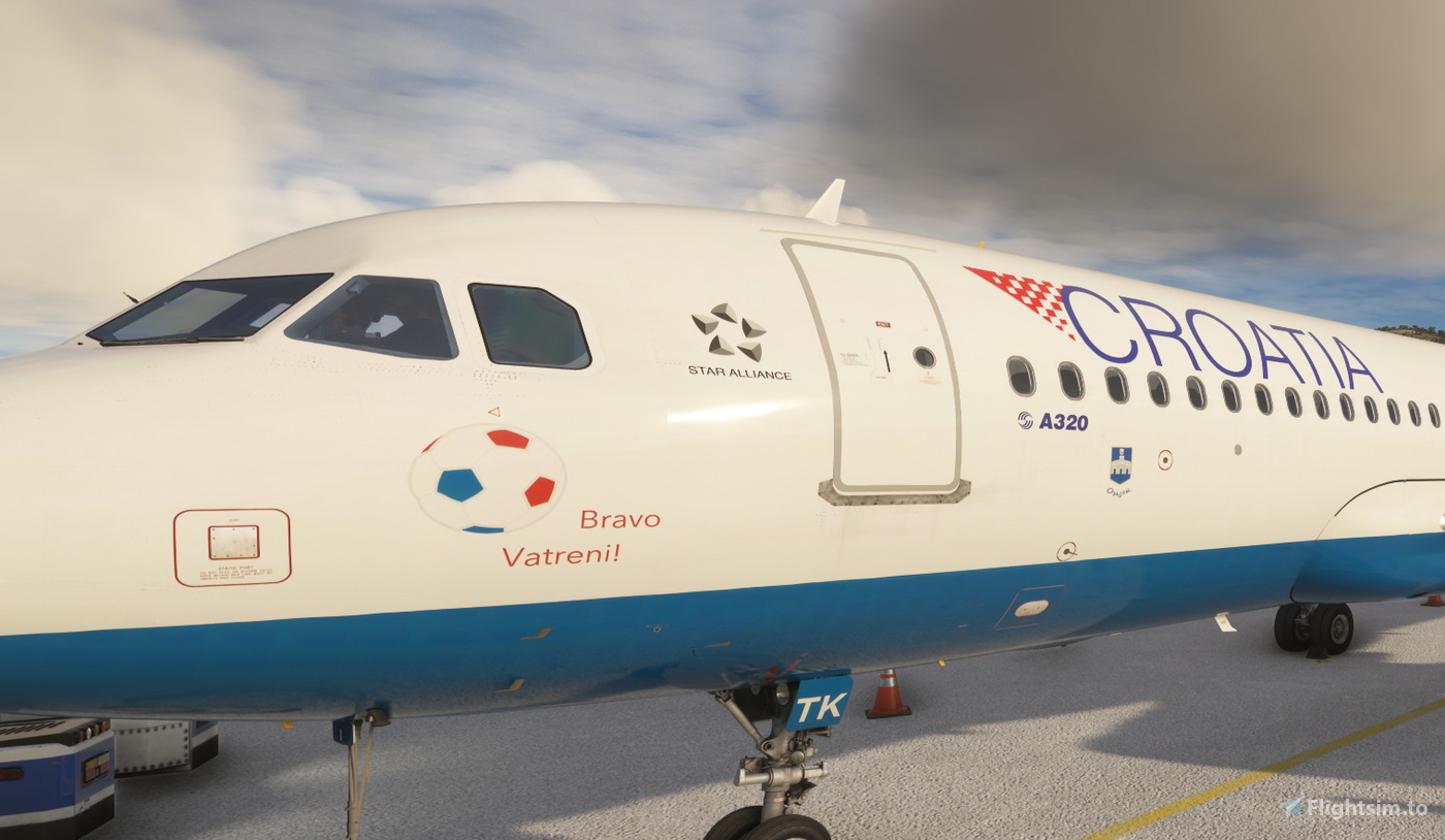 Croatia Airlines (9A-CTK) | Fenix A320 V2B2 for Microsoft Flight Simulator | MSFS