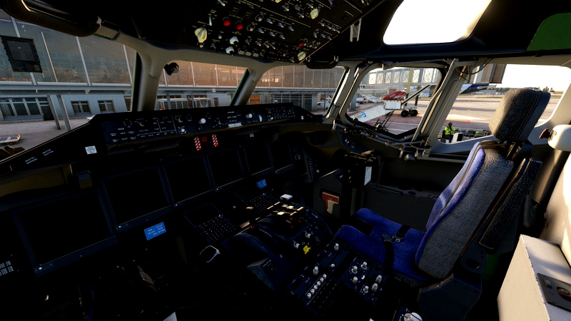 CS 717 Lufthansa + Dark Cockpit for Microsoft Flight Simulator | MSFS