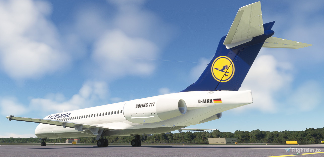 CS B 717-200 Lufthansa Old for Microsoft Flight Simulator | MSFS