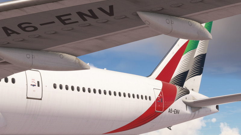 CS Boeing 777-300GE Emirates 2023 A6-ENV 8K for Microsoft Flight ...