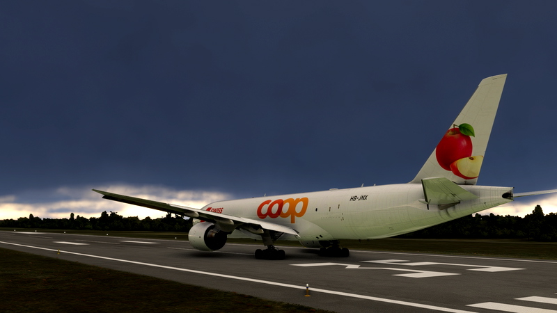 CS Boeing 777F Swiss World Cargo (HB-JNX) "coop" for Microsoft Flight ...