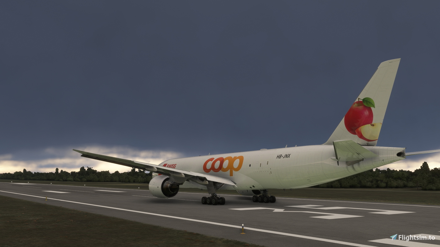 CS Boeing 777F Swiss World Cargo (HB-JNX) "coop" for Microsoft Flight ...