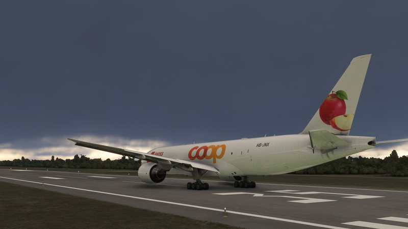 CS Boeing 777F Swiss World Cargo (HB-JNX) "coop" for Microsoft Flight ...