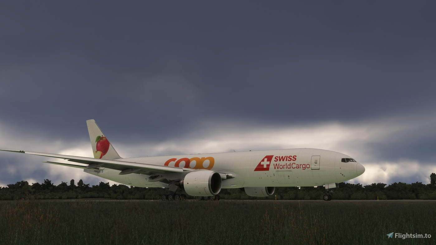 CS Boeing 777F Swiss World Cargo (HB-JNX) "coop" for Microsoft Flight ...