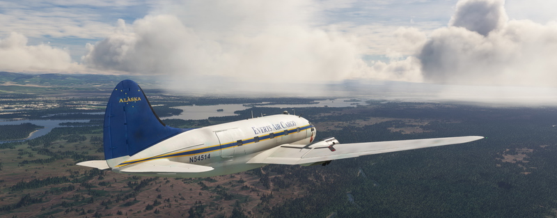 Curtiss Commando Evert Air Cargo N54514 "Maid in Japan" for Microsoft ...