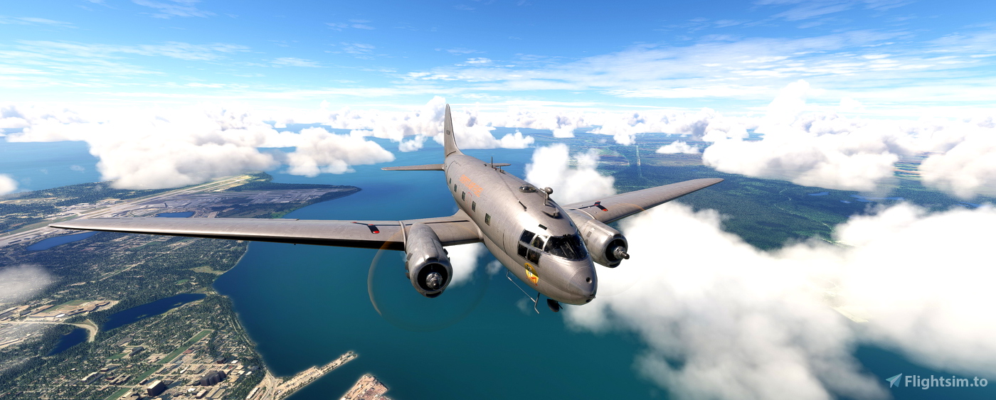 Curtiss Commando Evert Air Fuel N1822M 'Salmon Ella' for Microsoft ...